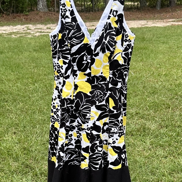 Rena Rowan | Dresses | Rena Rowan Vibrant Floral Midi Dress | Poshmark